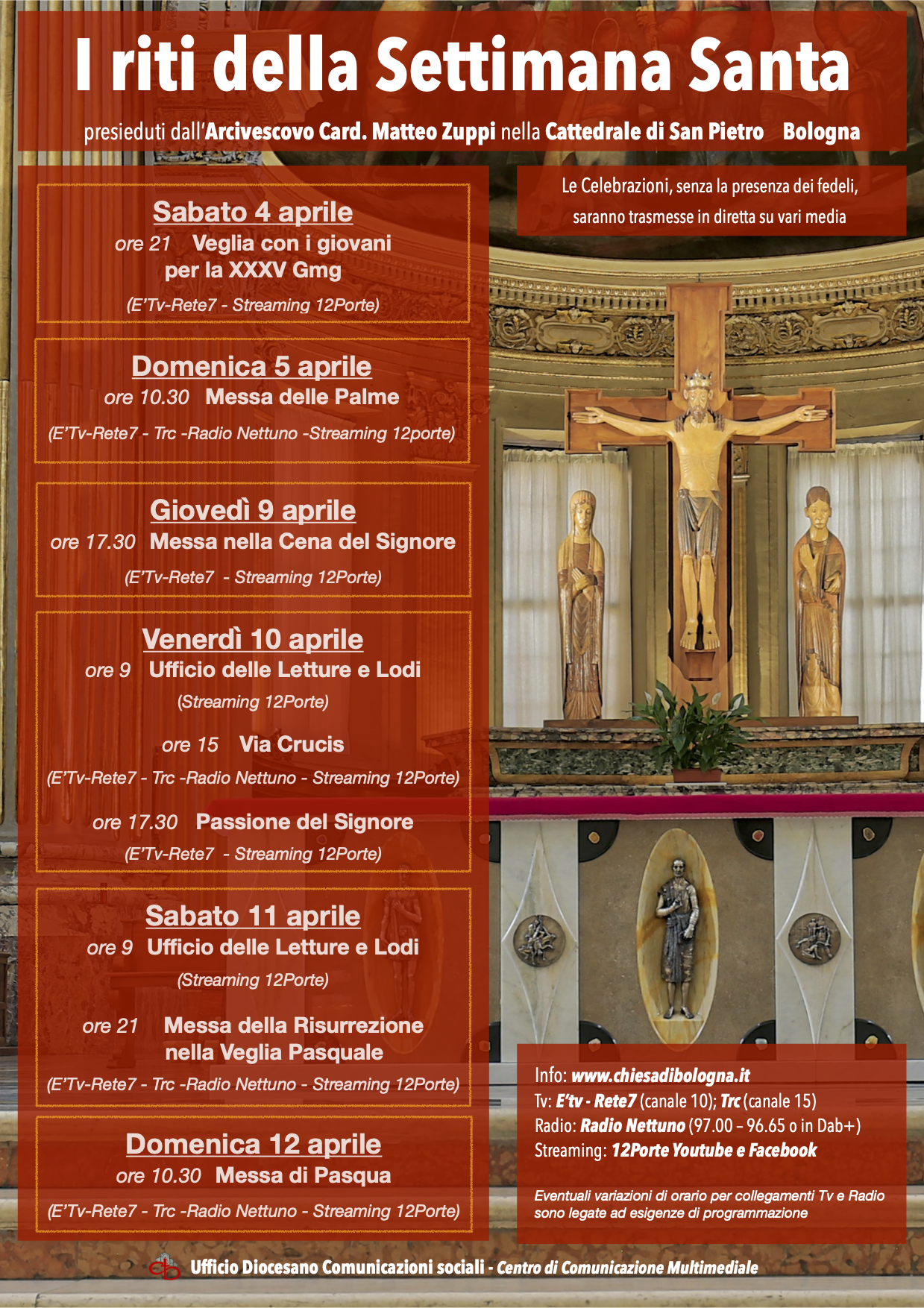 I riti della Settimana Santa | Parrocchia dei Santi CARLO e BENEDETTO